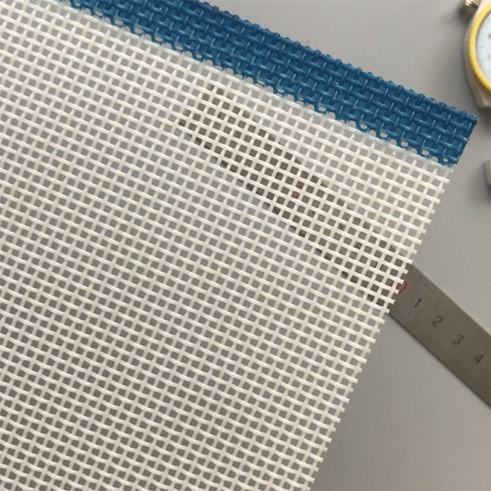 1mmx1mm White Color Polyester Square Hole Mesh Belt Food Filter ...